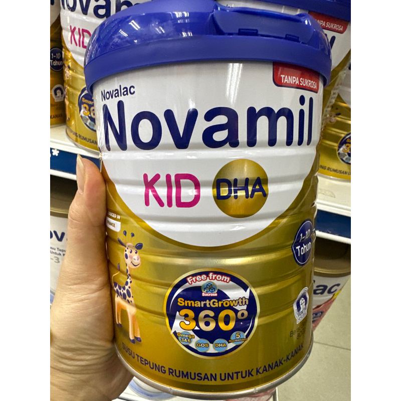 Novalac Novamil Kid DHA 1-10 tahun 800g | Shopee Malaysia