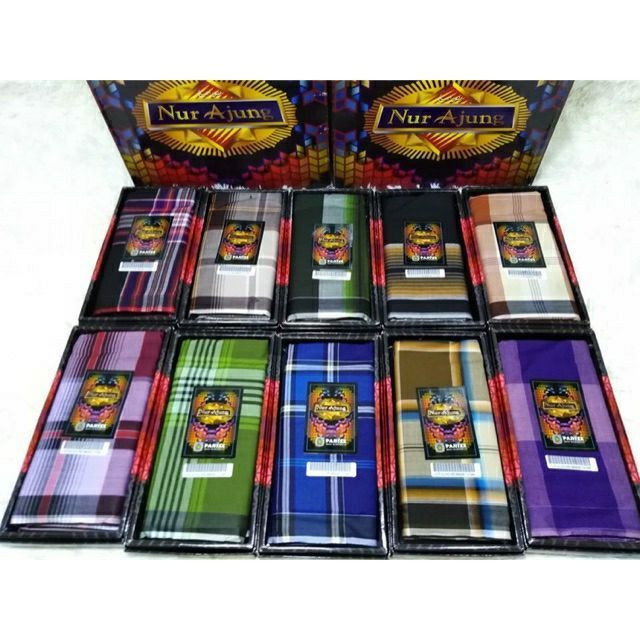10 HELAI - PELIKAT MANGGA NUR ANJUNG KAIN SARUNG LELAKI PELIKAT MIX ...