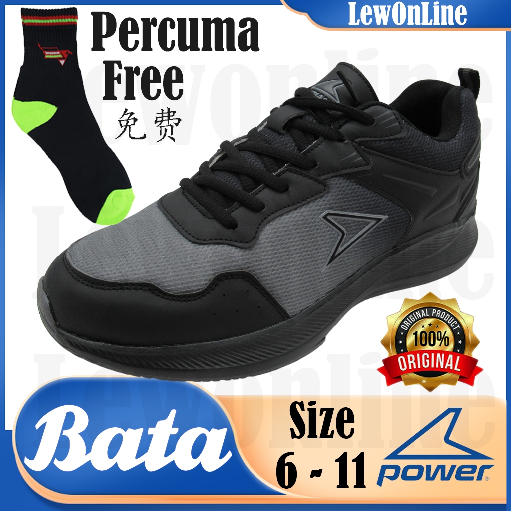 BATA Power Men Running Sport Shoes 8426004 Kasut Sukan Lelaki | Shopee ...