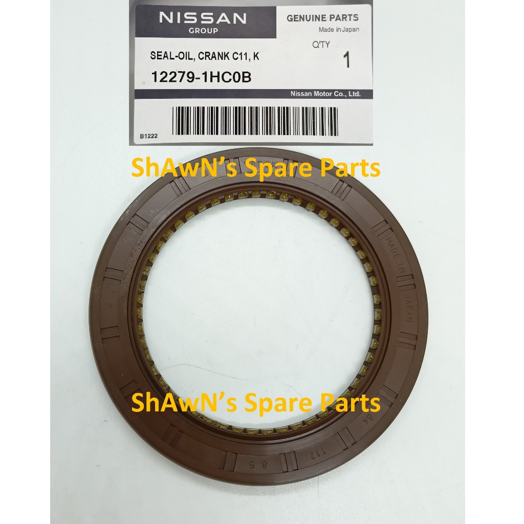 ORIGINAL Flywheel Oil Seal Nissan Latio Grand Livina Almera Sylphy ...