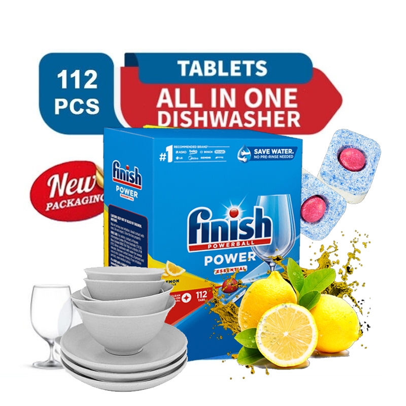 Finish Max 100 Tab/tabs Powerball Dishwasher Detergent Dish Cleaner ...