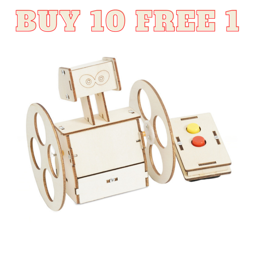 PROJECT RBT/DIY Assembled RC Racing Car Model Kit Wooden Kids Science ...