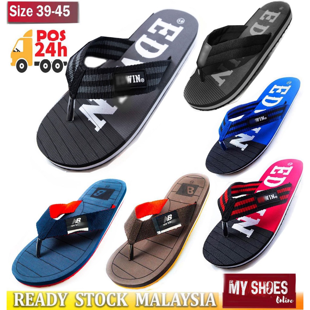 READY STORE NB Fashion Men Sandal /Ewin Lelaki Selipar /NB Men Slippers ...