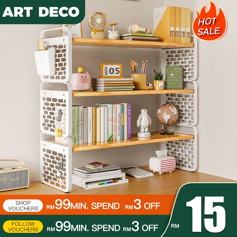 Desk Organizer Study/Office Table Organizer Multipurpose Desktop Rack ...