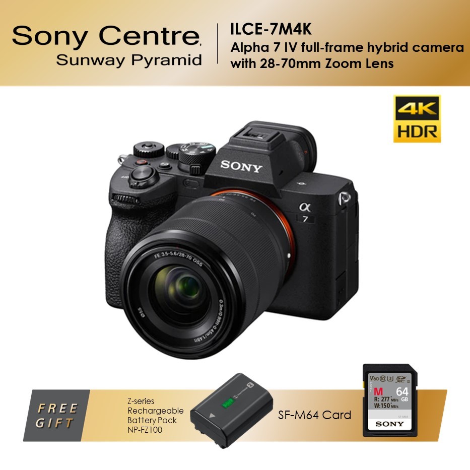 Sony Ilce-7m4 Ilce-7m4k Alpha 7 Iv Full-frame Hybrid Camera | Shopee 