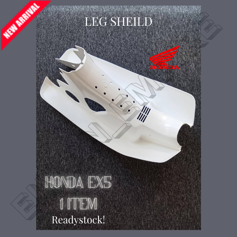 HONDA EX5 LEG SHIELD WHITE COVER KEPAK | Shopee Malaysia
