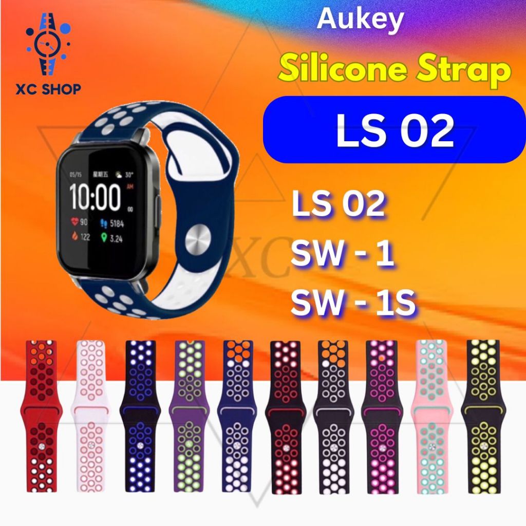Ready stock Aukey LS02 watch replacement strap soft silicone band watch ...