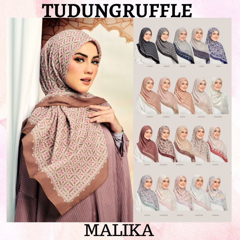TUDUNG RUFFLE MALIKA (RAYA COLLECTION) | Shopee Malaysia
