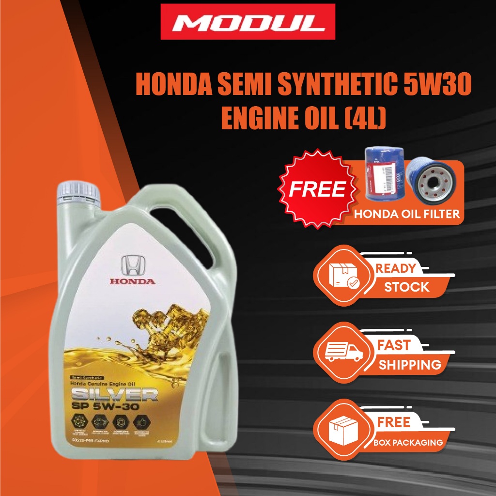 HONDA SEMI SYNTHETIC 5W30 ENGINE OIL (4L) | Shopee Malaysia