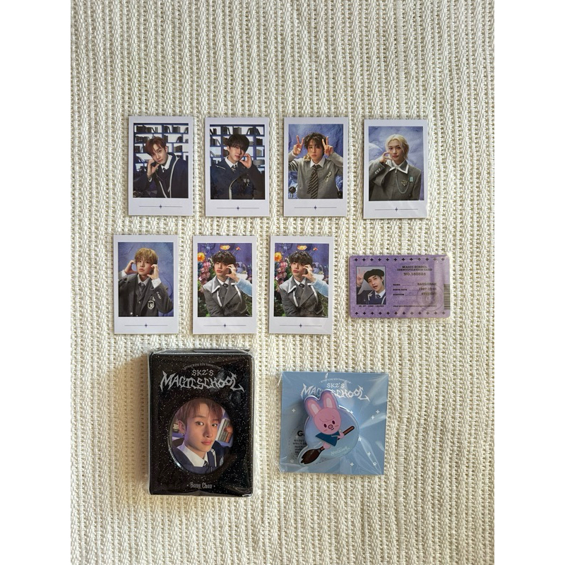 Stray Kids Official Magic School Offline POB Collect Book Griptock Bang ...