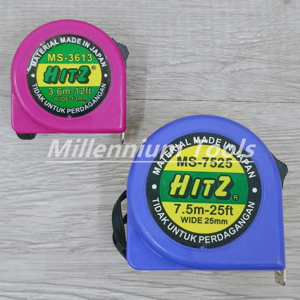 HITZ 3.6M | 7.5M Measuring Tape | Unit Price | Made In Japan | Shopee Malaysia