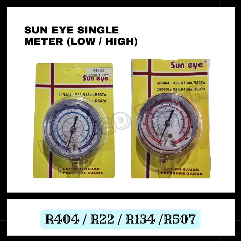 Sun Eye Meter Gauge R404/R22/R134a/R507a | Shopee Malaysia