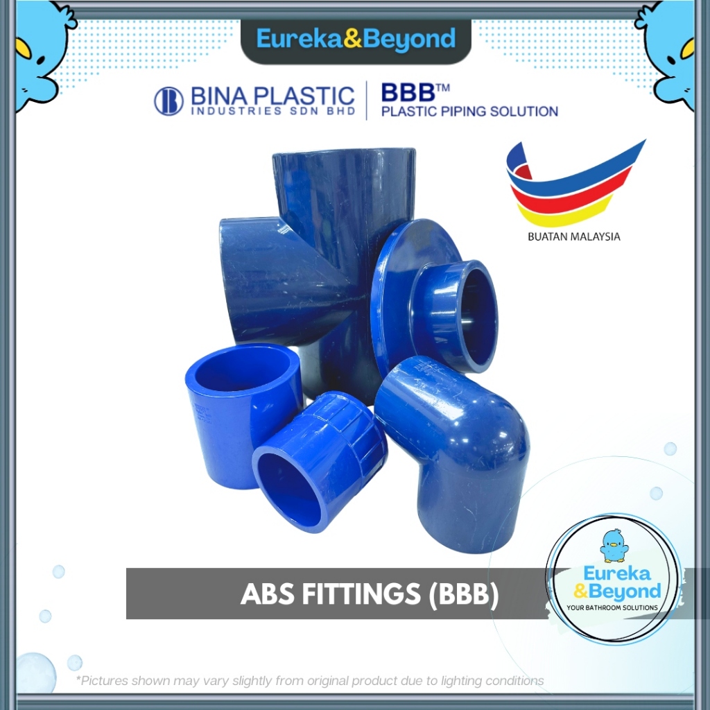 𝗔𝗕𝗦 𝗙𝗜𝗧𝗧𝗜𝗡𝗚𝗦 - BBB BRAND - ABS PLUMBING FITTINGS/ PIPE CONNECTOR/ JOINT ...
