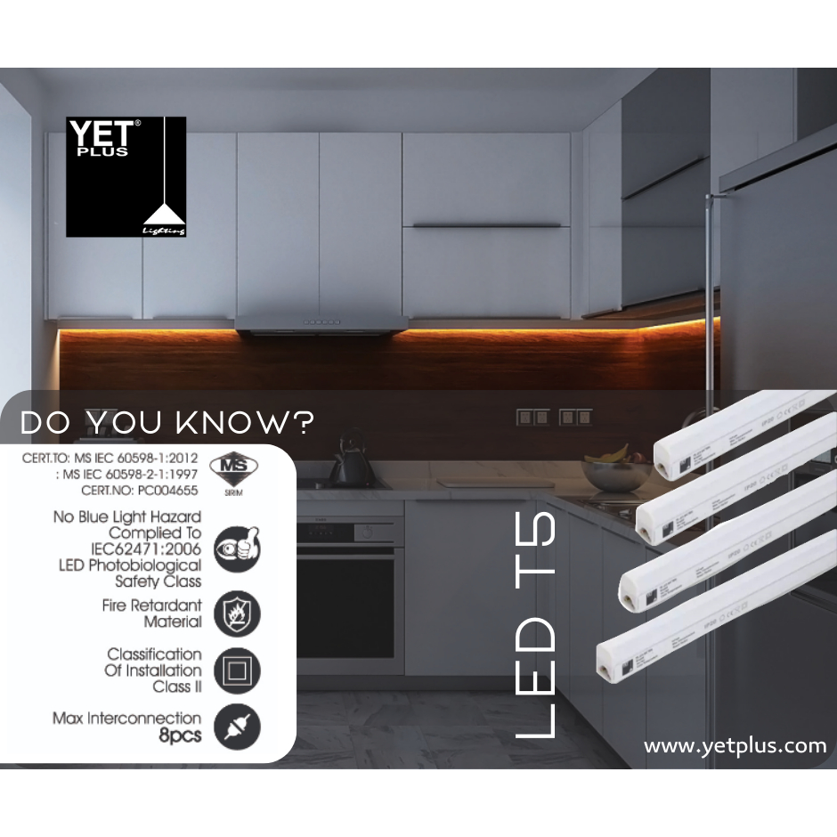 YETPlus SIRIM ECO LED G5 T5 Tube Light Fitting Tabung Lampu Panjang 长灯管 ...