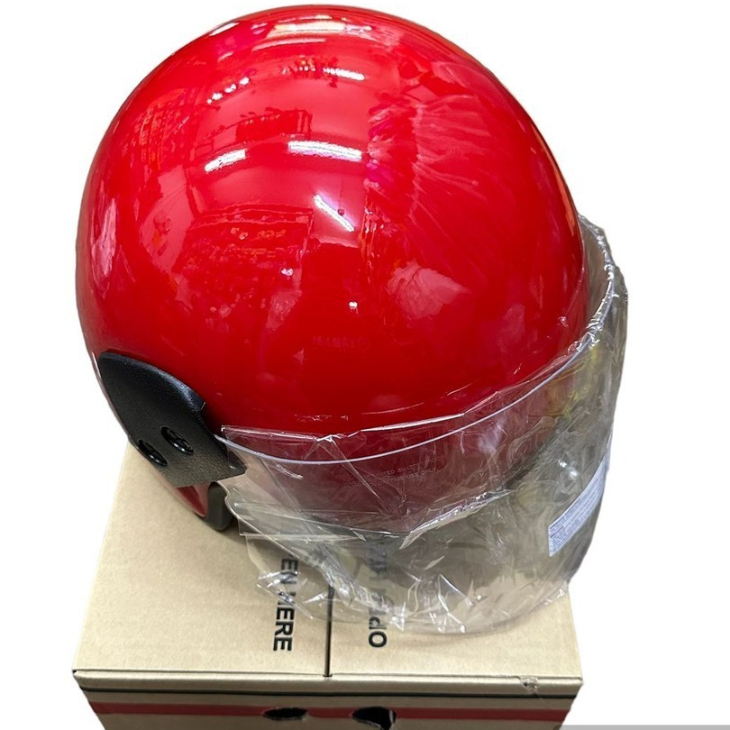 SWAN HELMET WITH VISOR TOPI KELEDAR SIAP VISOR SIRIM BLACK RED GREY ...