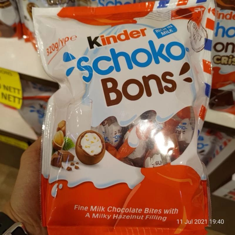 Coklat Kinder Schoko Bons Crispy | Shopee Malaysia