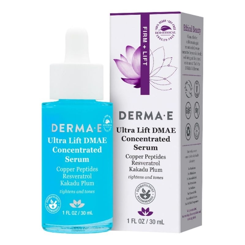 Ready Stock: Derma E Ultra Lift DMAE Concentrated Serum, 1 fl oz (30 ml ...