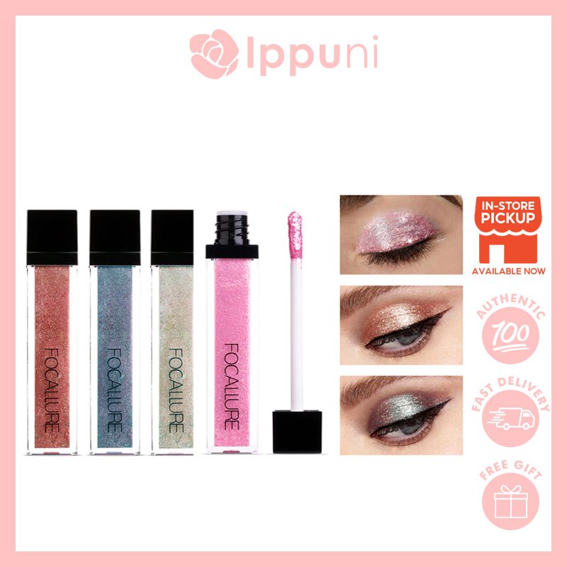 FOCALLURE FA56 Glitter & Glow liquid eyeshadow (14KINDS) | Shopee Malaysia