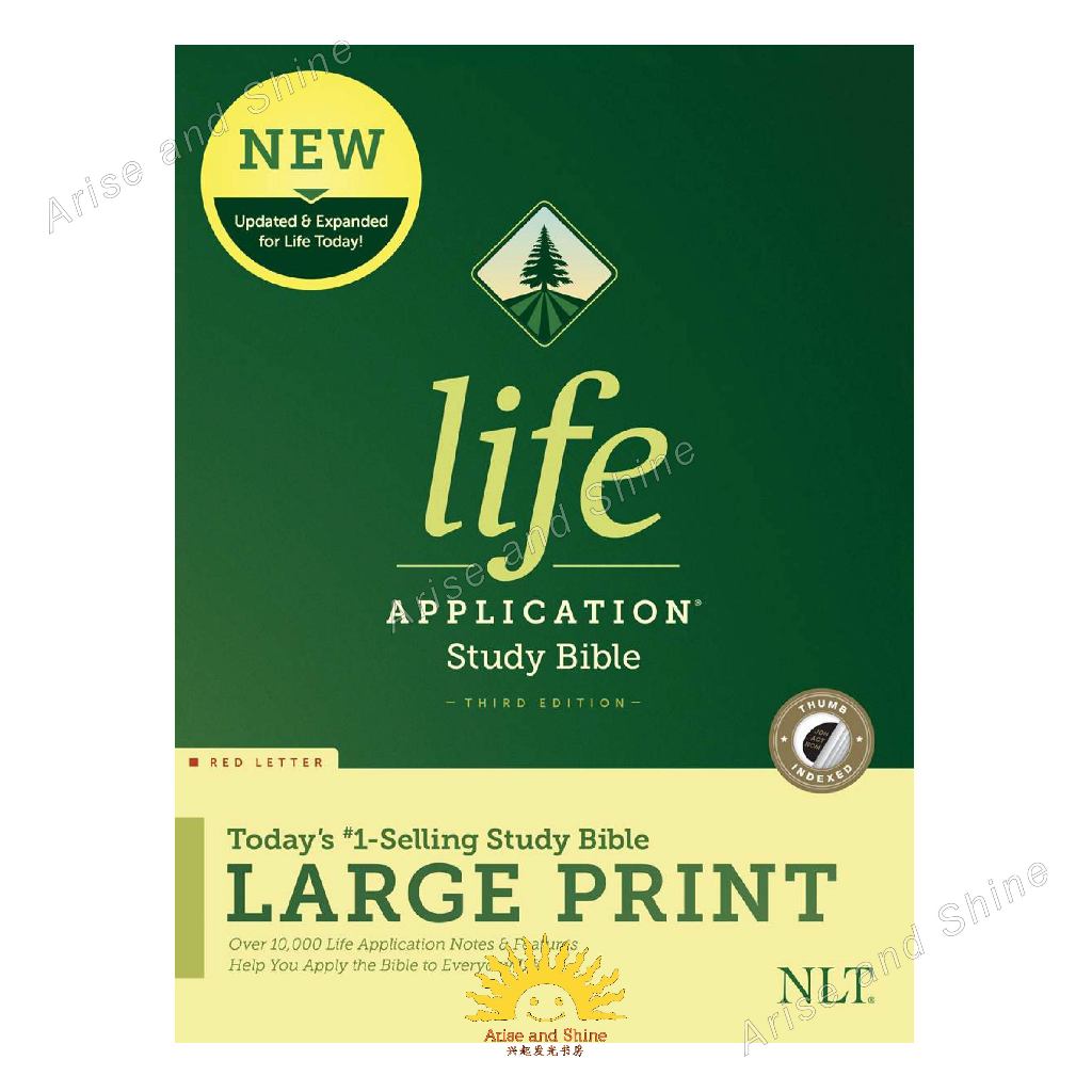 [NLT Study Bible]Large Print, Life Application 3rd Edition(Hardcover ...