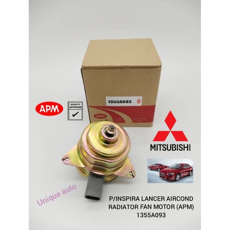 P/INSPIRA LANCER AIRCOND RADIATOR FAN MOTOR (APM)[1355A093] | Shopee ...