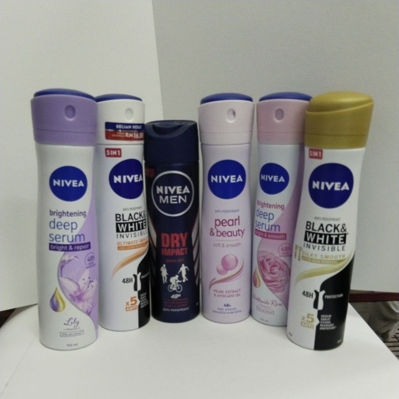 Nivea women & men body spray 150ml | Shopee Malaysia
