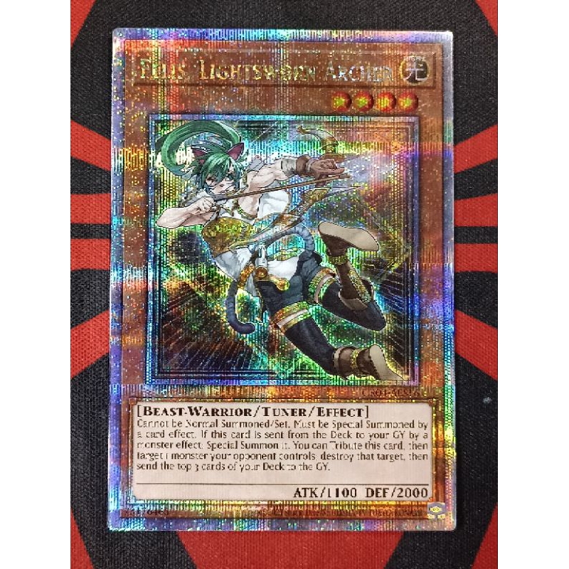 YUGIOH KONAMI CR04-AES16 Felis, Lightsworn Archer (QCSR) | Shopee Malaysia