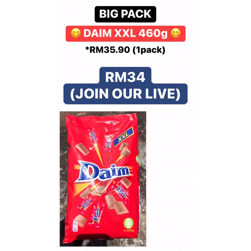 🍫 BIG PACK DAIM MINIS XXL 460g 🍫 | Shopee Malaysia