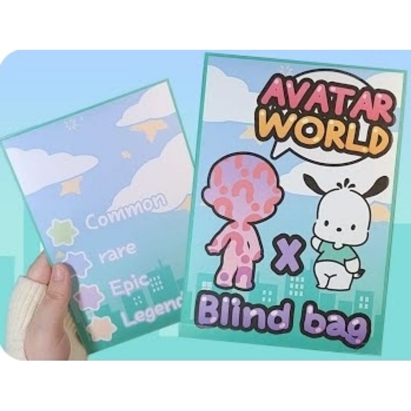 Paper Doll Avatar World x Sanrio Blind Bag/Mainan/kertas patung/Mainan ...