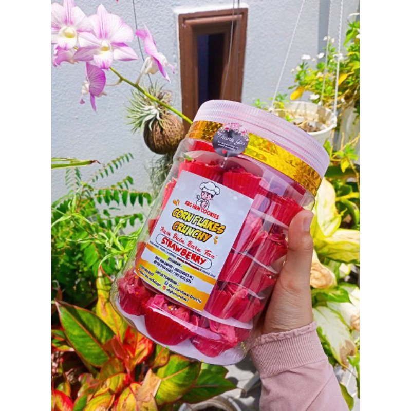 BISKUT CORNFLAKES STRAWBERRY CRUNCHY [MASAM2 MANIS] | Shopee Malaysia
