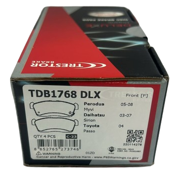 Perodua Myvi 2005-2011, Toyota Passo, Suzuki Ignis Trestor Front Brake Disc Pad DB1768 | Shopee ...