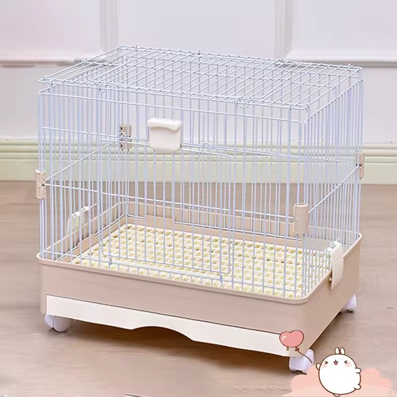 Pet Cage Rabbit Cage With Wheels Home Indoor Rabbit House Guinea Pig ...