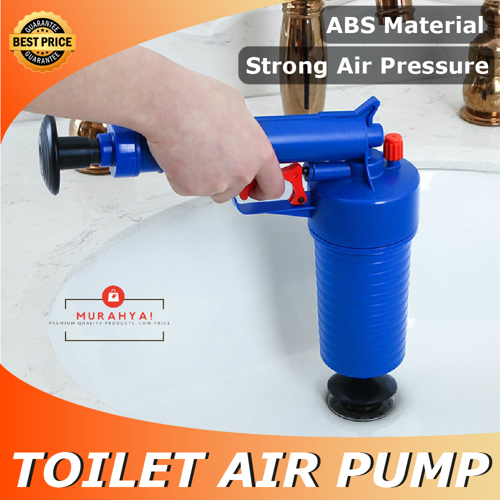 Air Power Pump Bathroom Cleaner Toilet Dredge Plug Blockage Remover ...