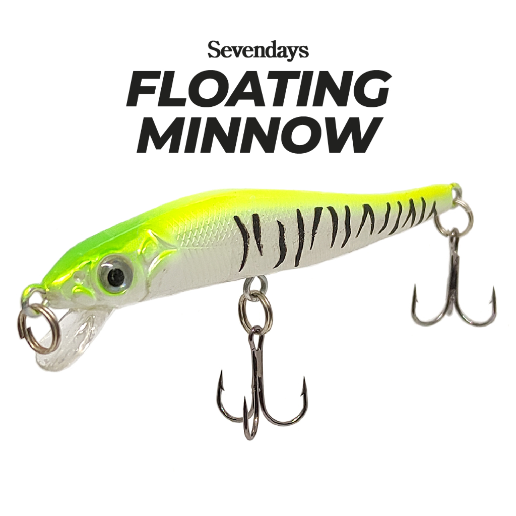 Floating Minnow 8cm / 5g Fishing Lure Artificial Swim Jerk Bait Wobbler ...