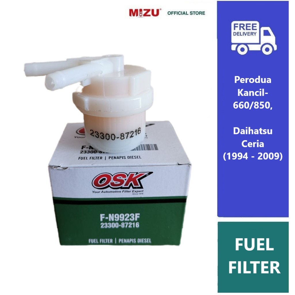 Mizu OSK Plastic Fuel Filter For Perodua Kancil F-N9923 | Shopee Malaysia