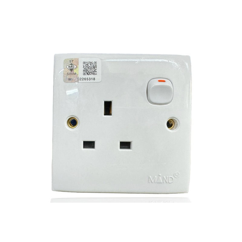 MIND 2K SERIES 1 GANG 13A SWITCH SOCKET | Shopee Malaysia