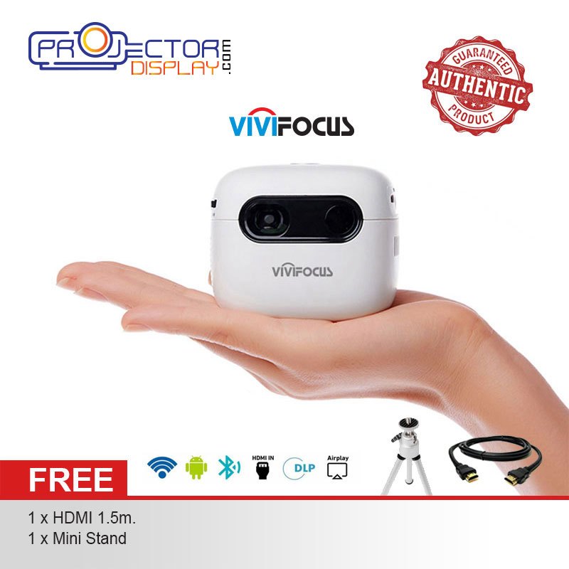 ViviFocus VS7-4G Mini Portable Android 4G Smart Pico Projector (With ...