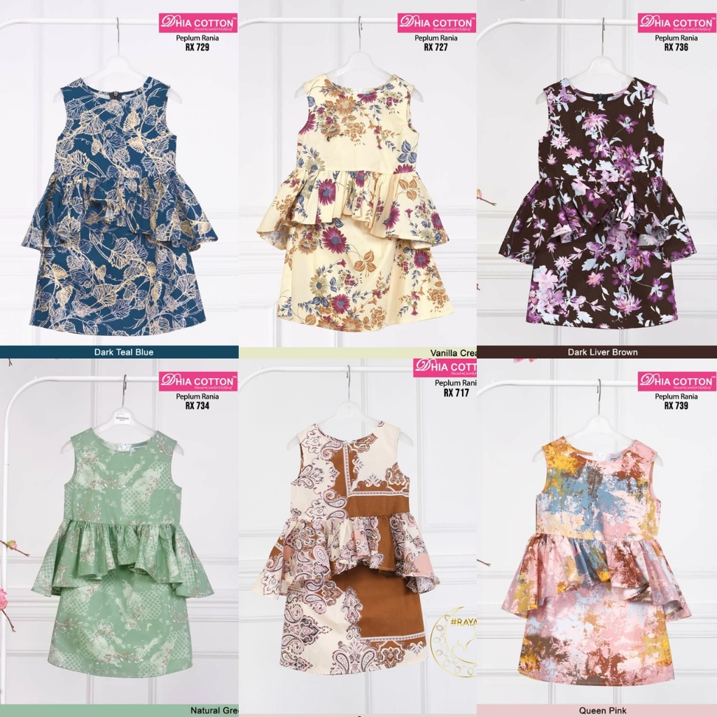 [AIDILADHA COLLECTION] Koleksi Peplum Rania Kids Eksklusif BY DHIA ...