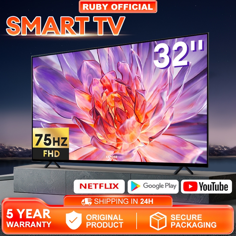 Android TV 32 Inch 4K Smart TV Murah 32 Inch Digital Television UHD TV ...