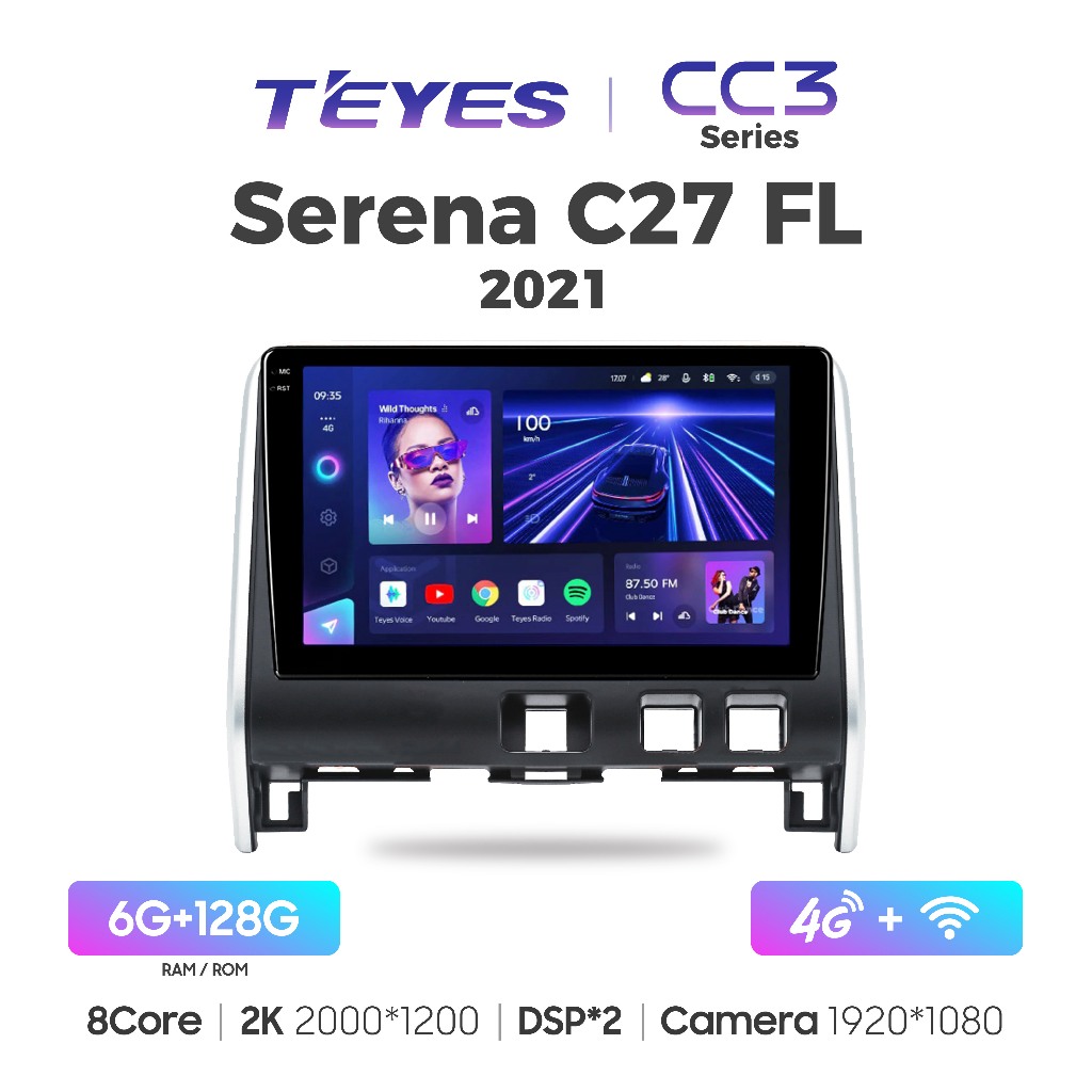 TEYES CC3 Series Nissan Serena C27 FL 2021 Android Car Player 10" | Shopee Malaysia