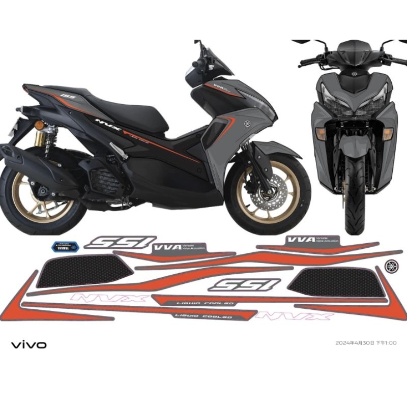 NVX155 V2 BODY SET STICKER CUSTOM 005 | Shopee Malaysia
