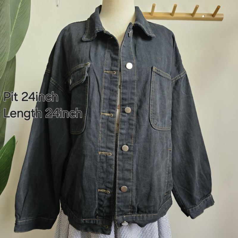 [JEANS JACKET cantik ] Women Denim Jacket Jeans Jacket Clothes Cowboy ...