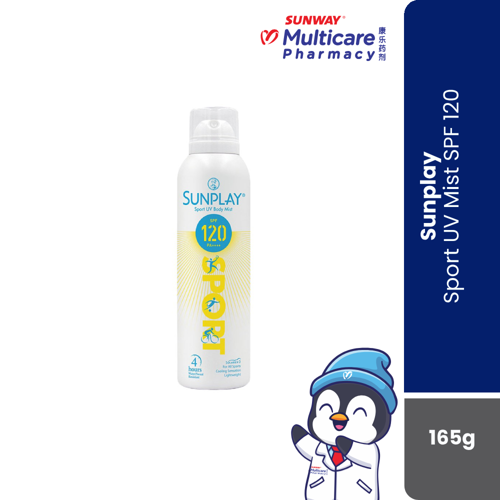 Mentholatum Sunplay Sport Uv Mist Spf 120 165ml | Shopee Malaysia