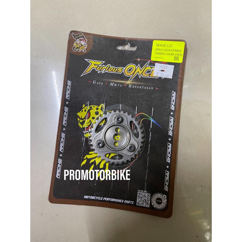 HONDA WAVE125 WAVE 125 RACING ADJUSTABLE TIMING GEAR 34T (FURIOUS ONCE ...