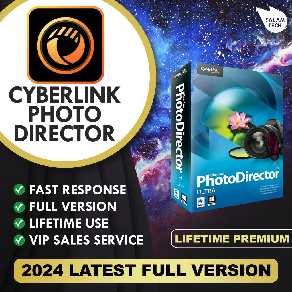 CyberLink Photo Director 2024 v15⚡ LIFETIME PREMIUM ⚡LATEST 2024 ⚡ ...