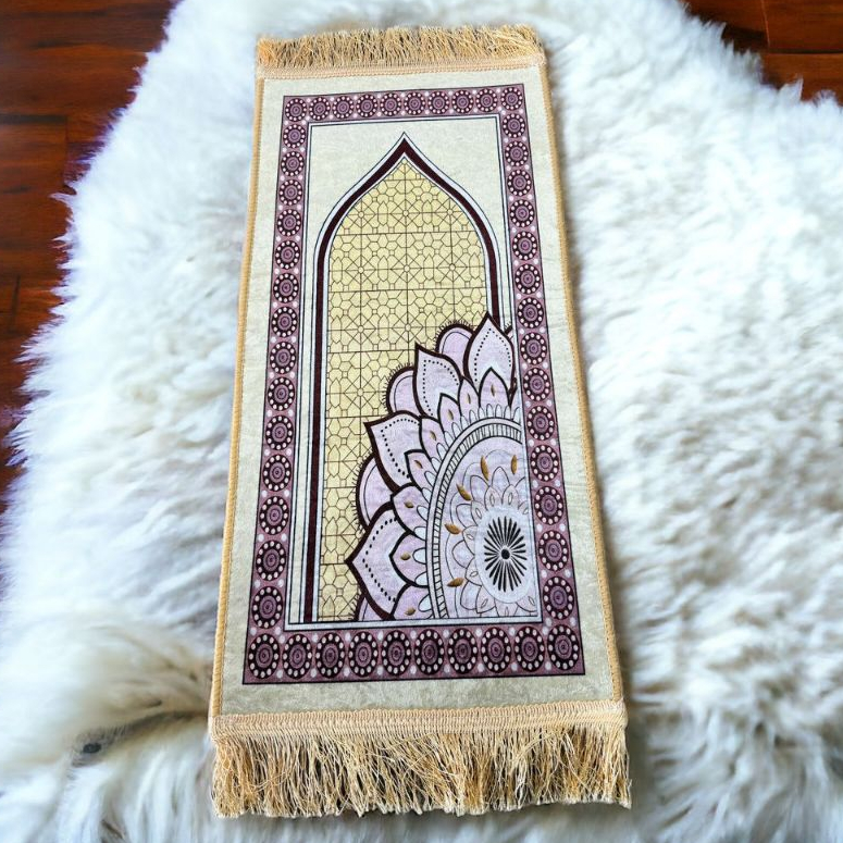Sejadah Muka Mini Budak Velvet Murah size 35x 60cm | Shopee Malaysia
