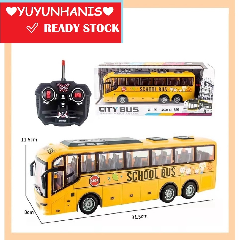 2708 3210 3211 3206 BUS Remote Control School Bus / Police Bus With ...