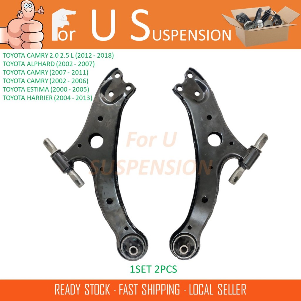 1SET 2 PIECES FRONT LOWER ARM RIGHT AND LEFT TOYOTA CAMRY,CAMRY ACV51 ...