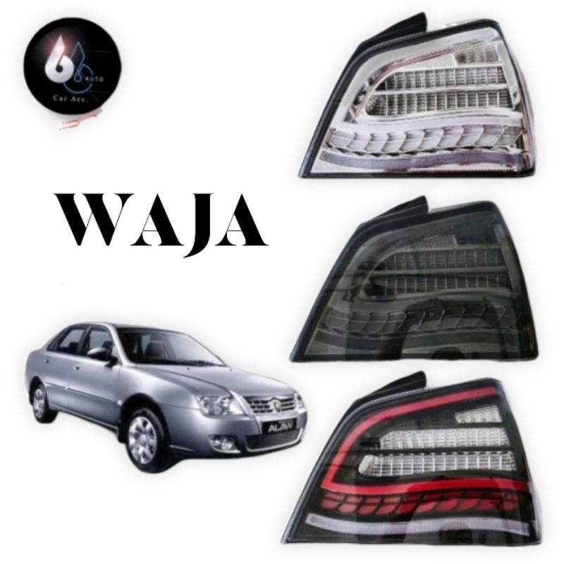 PROTON WAJA DRAGON SCALE LED TAIL LAMP ( ALBINO SMOKE BLACK RED ...