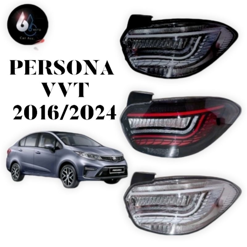 PROTON PERSONA VVT 2016-2023 DRAGON SCALE LED TAIL LAMP ( ALBINO SMOKE ...