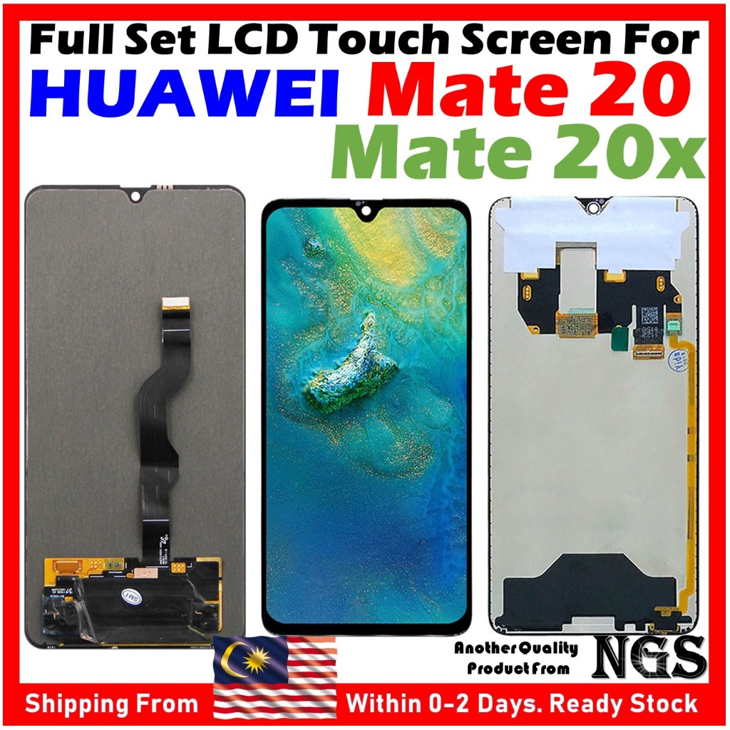 ORI NGS Full Set LCD Touch Screen Comaptible For Huawei Mate 20 / Huawei Mate 20x with Tools ...
